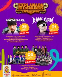 Feria Durango 2024 - FENADU 2024: Palenque, Velaria, Programa, Artistas